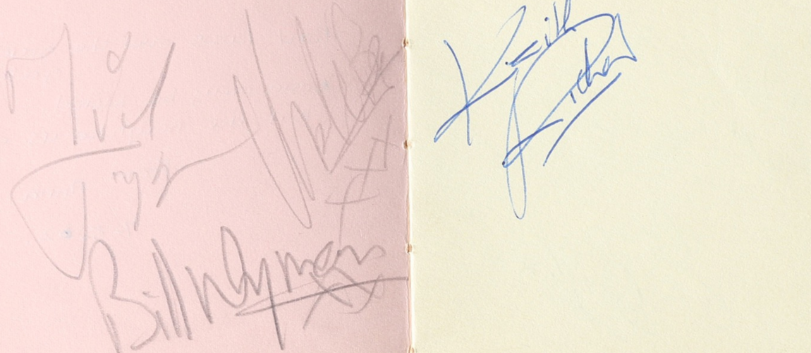 Bishop & Miller Auctioneers & Valuers | Autographs : Bishop & Miller ...